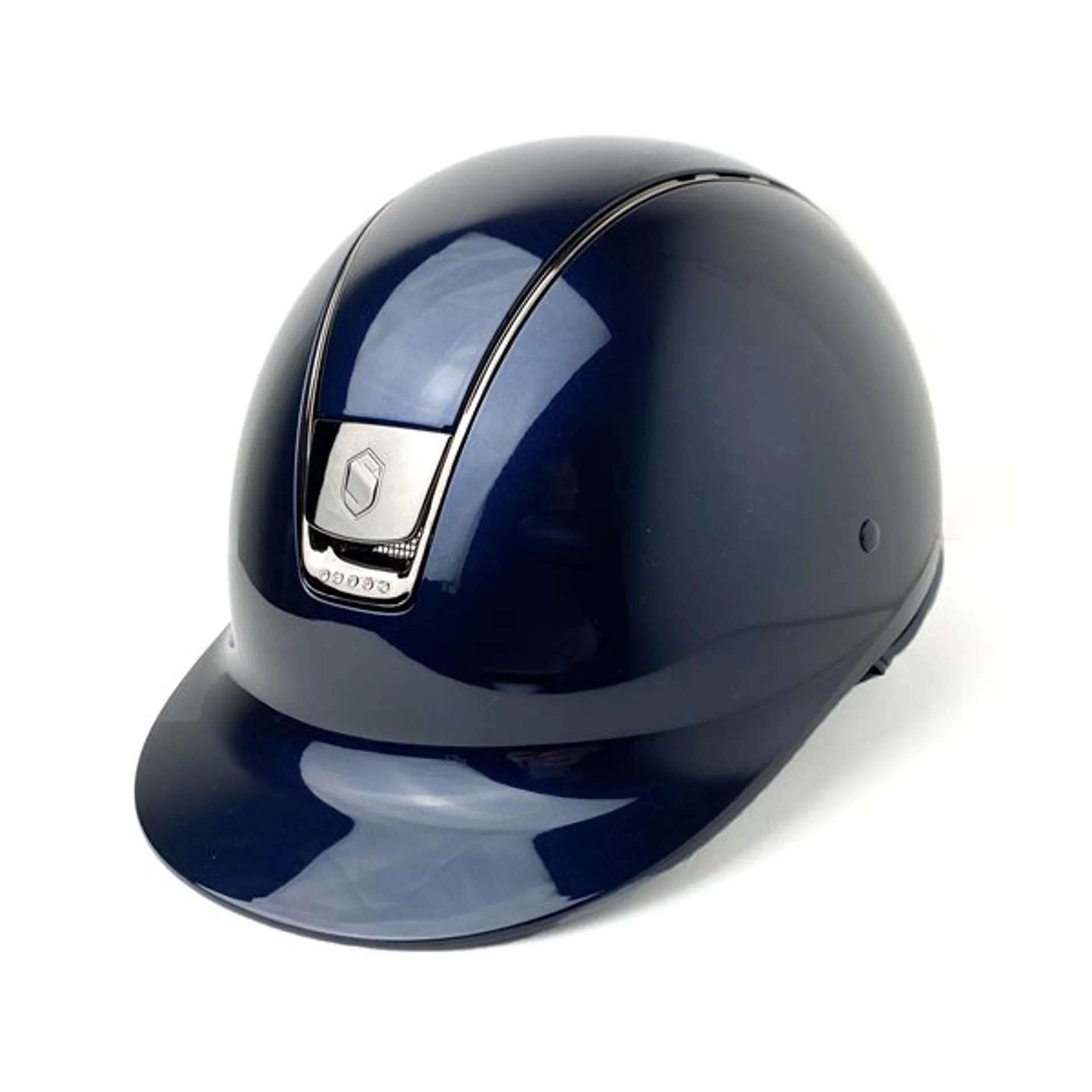 Kids Samshield Shadow Glossy Helmet with 5 Crystals DR Harness - Navy