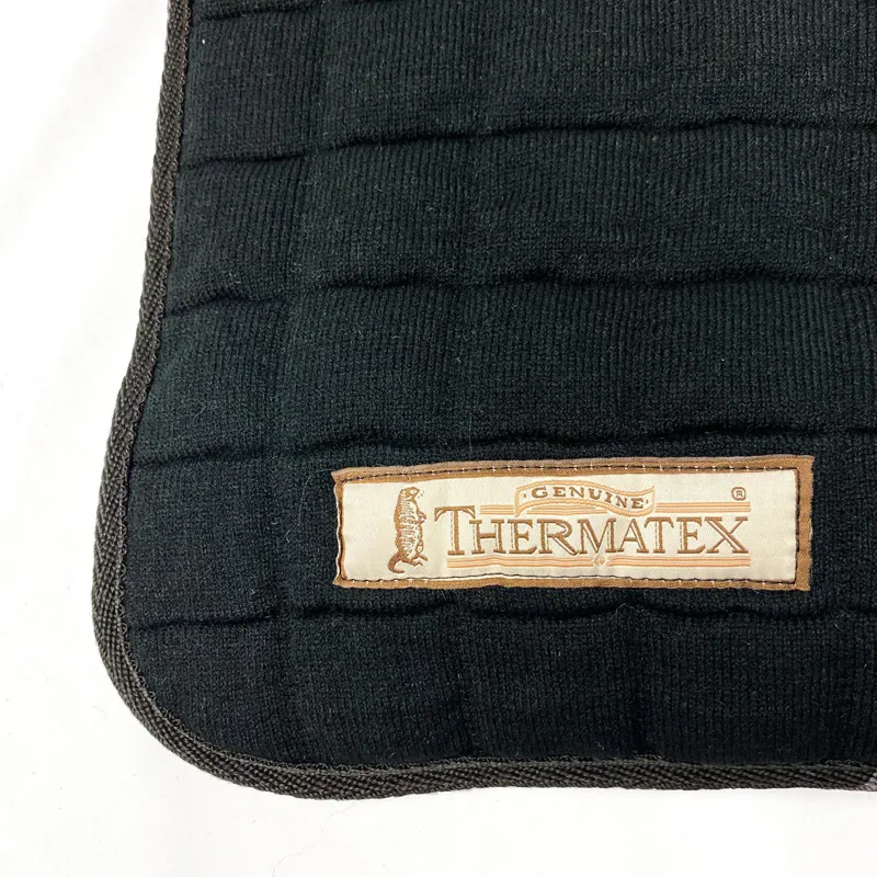 Thermatex Quarter Sheet Black with Black Binding
