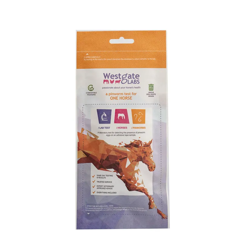Westgate Laboratories Pinworm Test Kit For one horse one horse