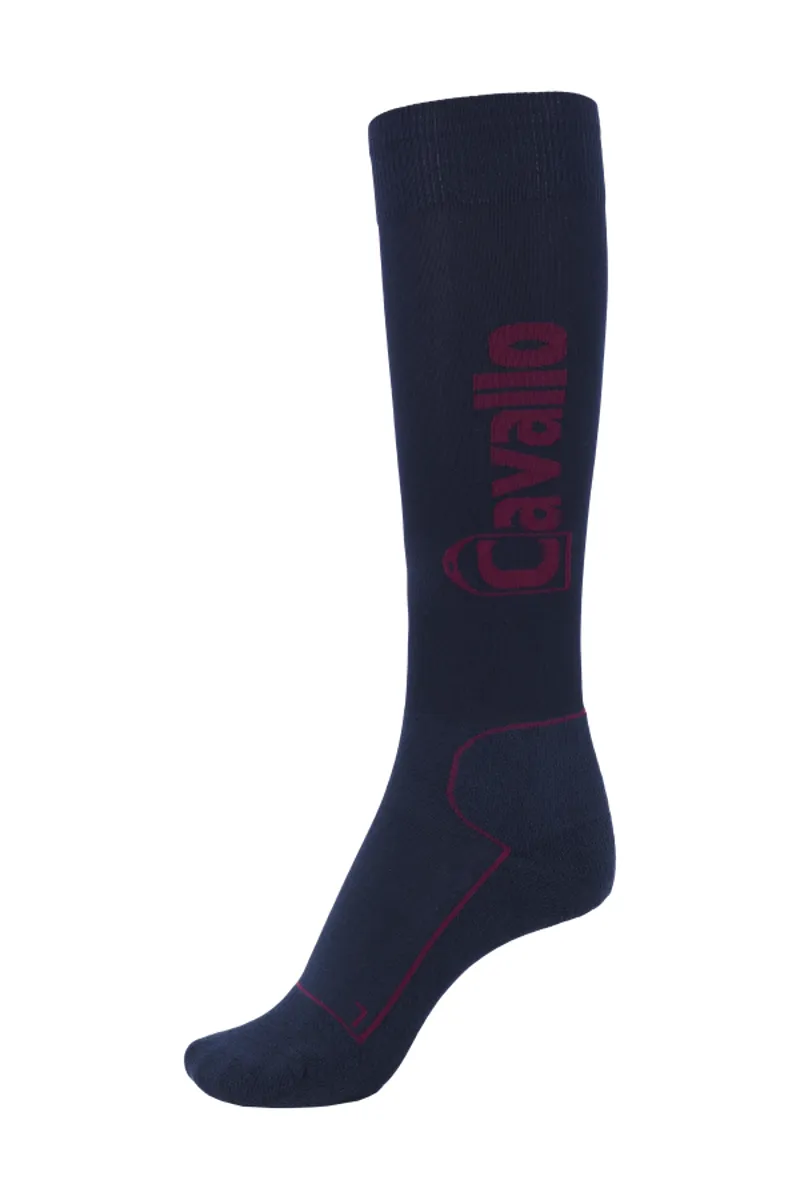 Cavallo Simo Long Socks Dark Blue Wine