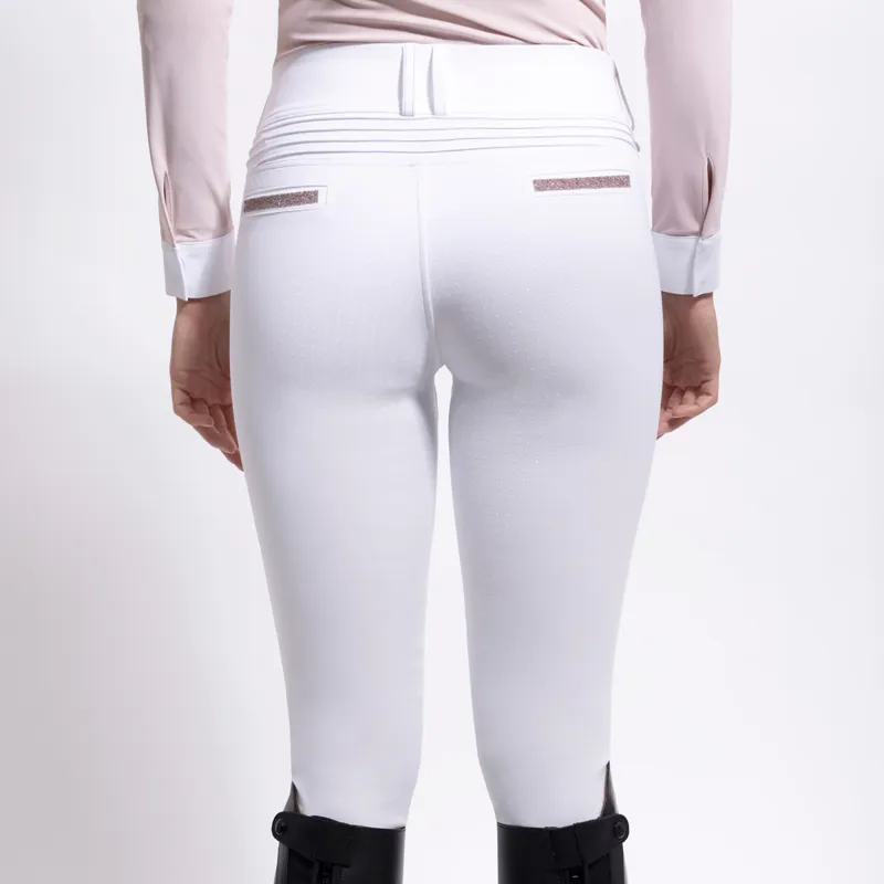 Samshield Clara Full Grip Breeches White-Rose Gold